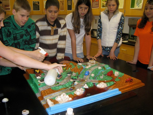 Enviroscape, Gardner Middle School by Ivan Ussach | Millers River ...